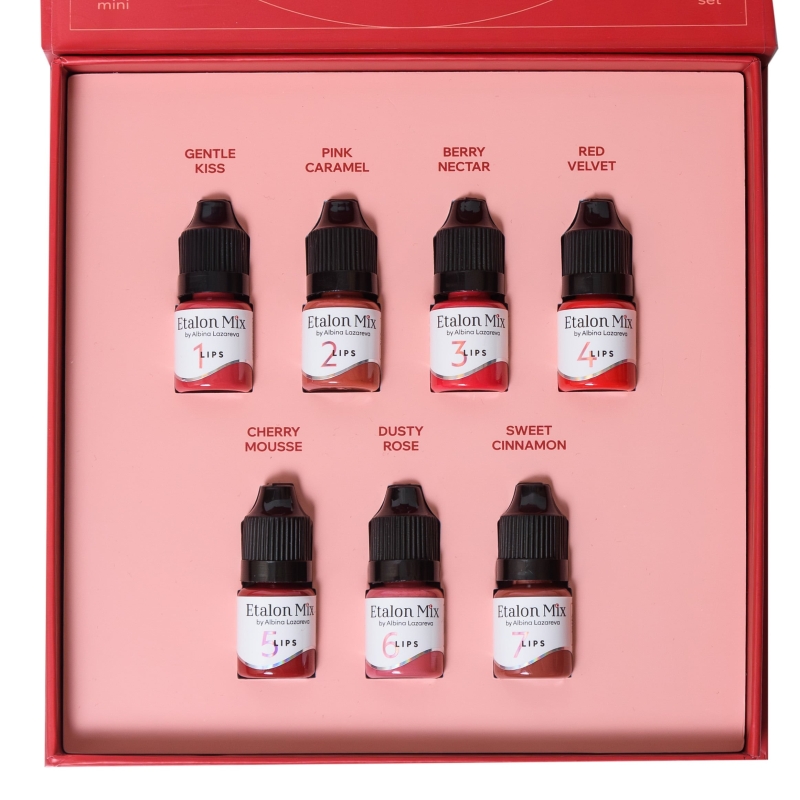 Etalon Mix Set Pigments Hybride Lips 5ml